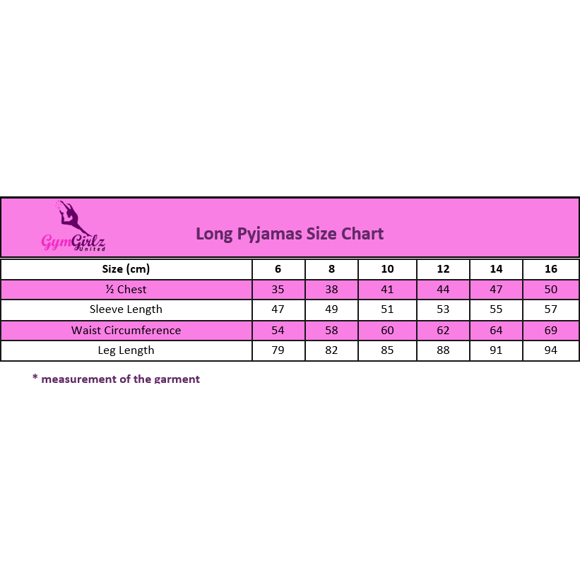Long Pyjamas – Gym Girlz United
